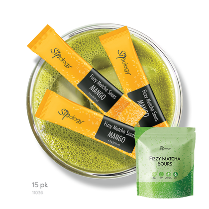 Mango Fizzy Matcha Sours (15 pk) | Fizzy Matcha Sours – Sipology